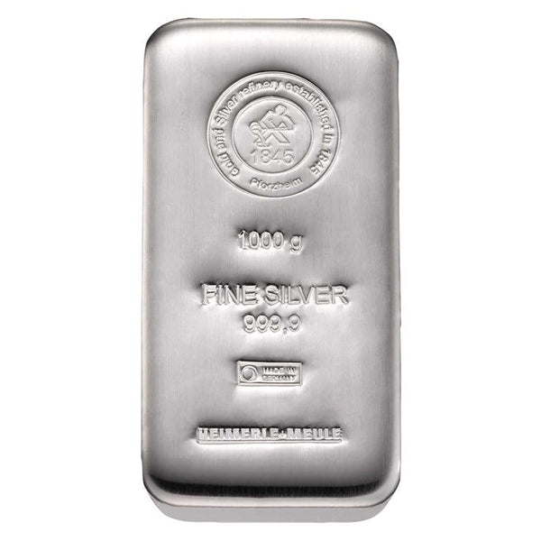 Lingot Argent 1 kg– Goldenshop.fr